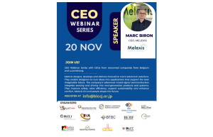 CEO Webinar Series: Marc Biron, CEO of Melexis | Belgian-Luxembourg ...